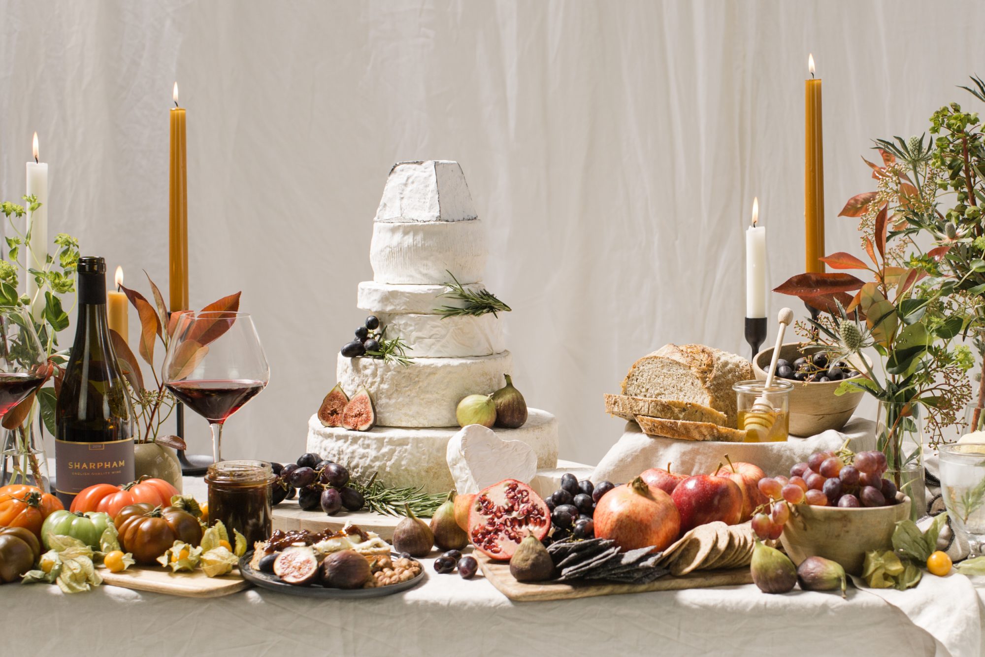Sharpham Bespoke Cheese Wedding Cakes - Sharpham Cheese