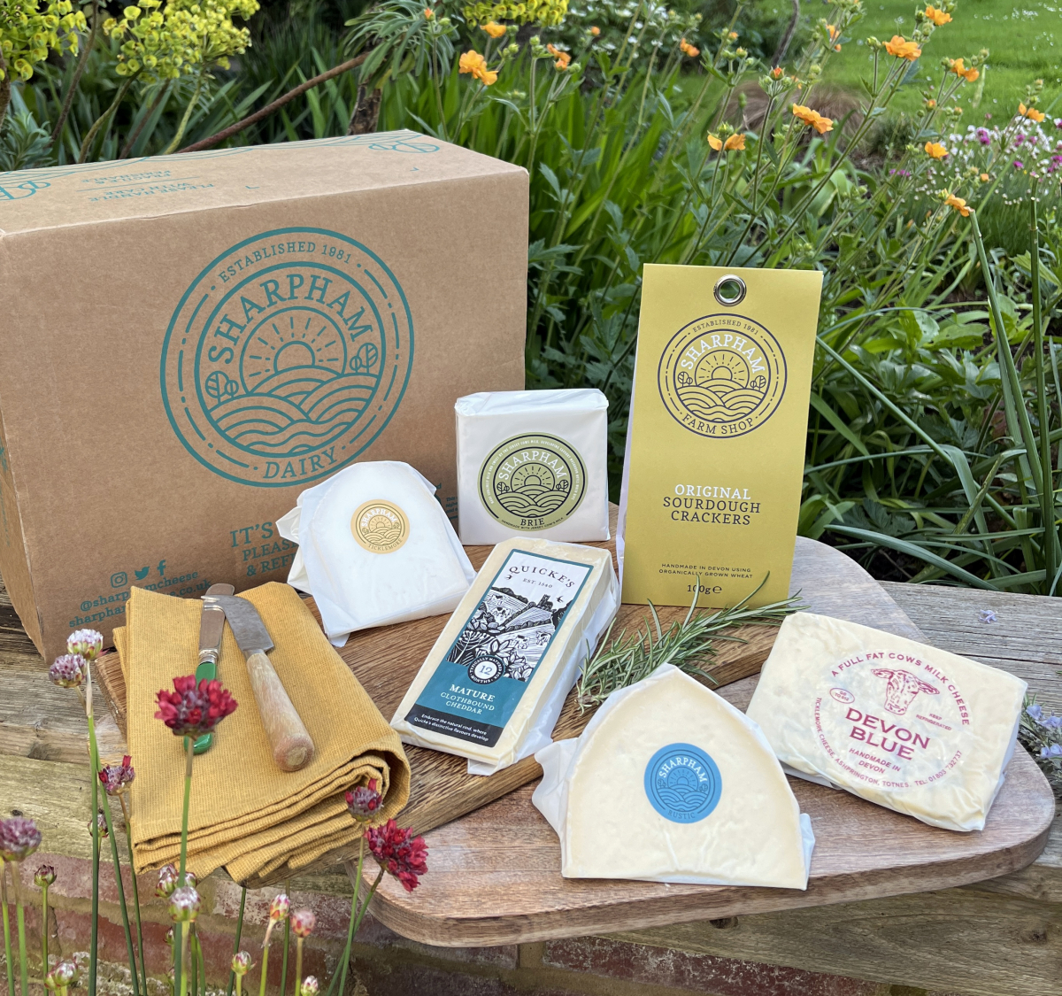 The Essential Devon Cheeseboard Hamper | Sharpham Cheese